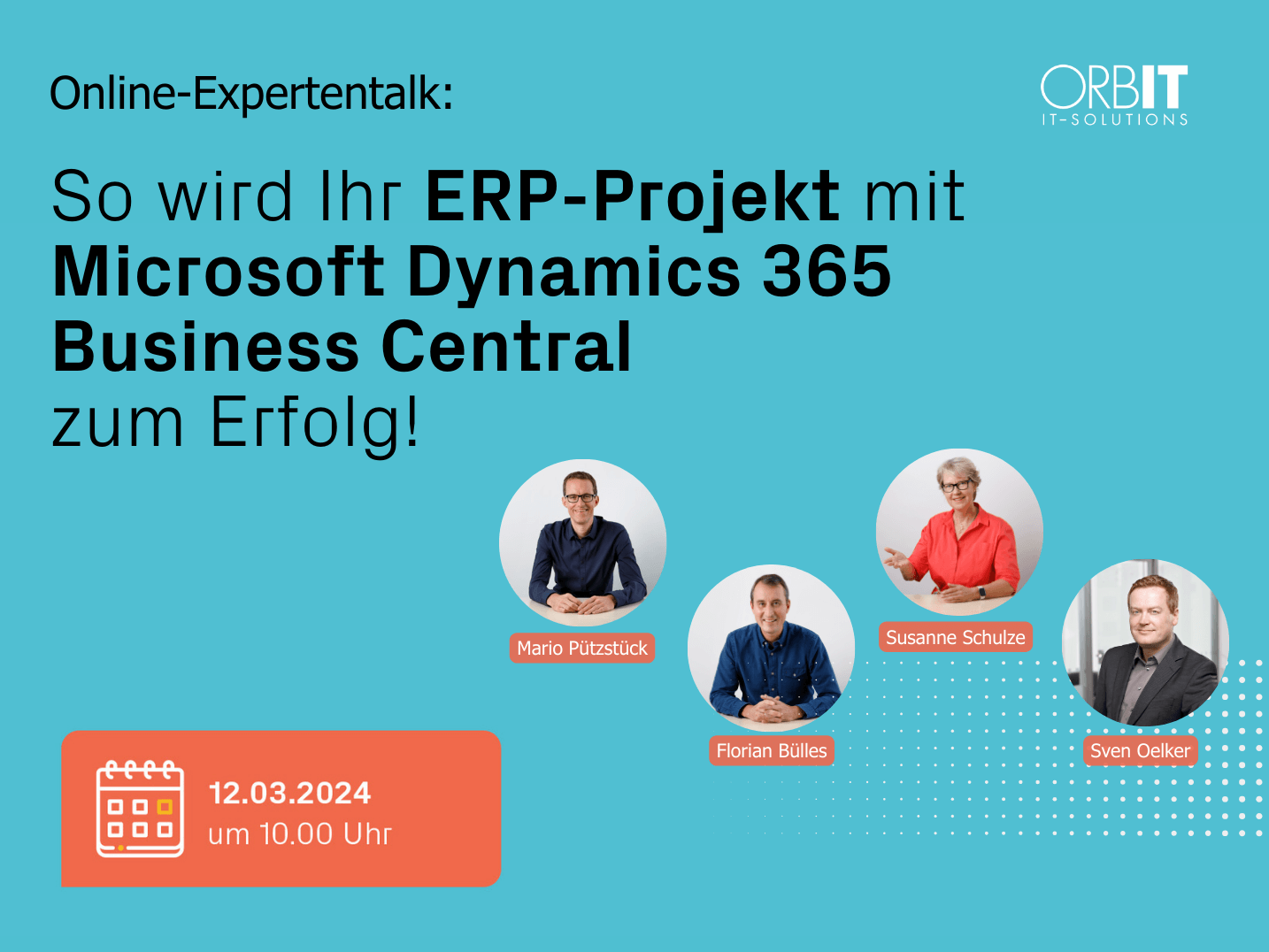 Online-Expertentalk | So wird Ihr ERP-Projekt erfolgreich! – ORBIT IT-Solutions